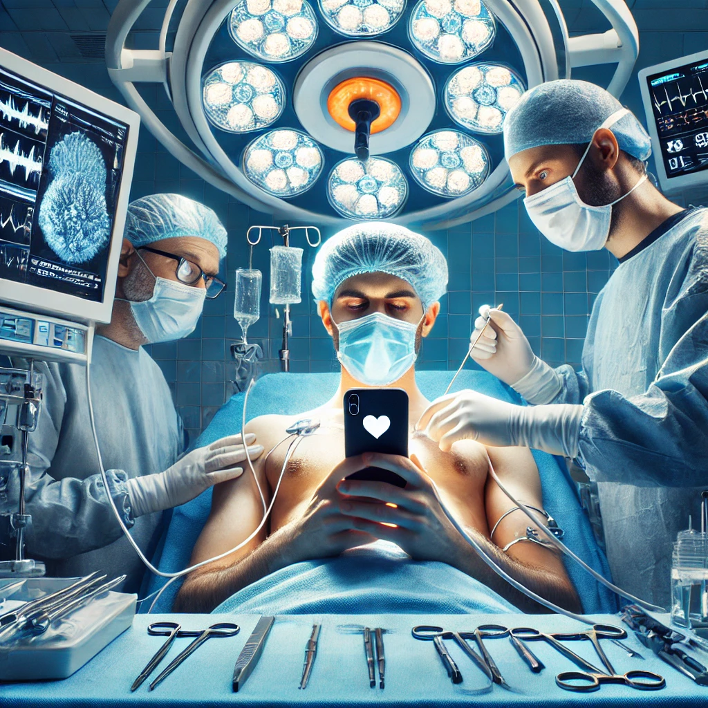 Groundbreaking Awake Surgery: Patient Uses Phone While Tumor is Removed ...